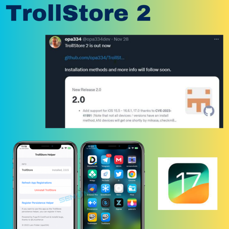 TrollStore IPA Installer [New Release] – Xookz [Official Website]